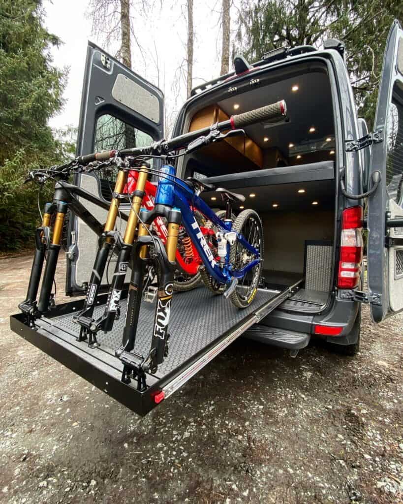 SOLD !!!!! 144" Sprinter Van Conversion Bike/Gear Hauler w/ Shower ...