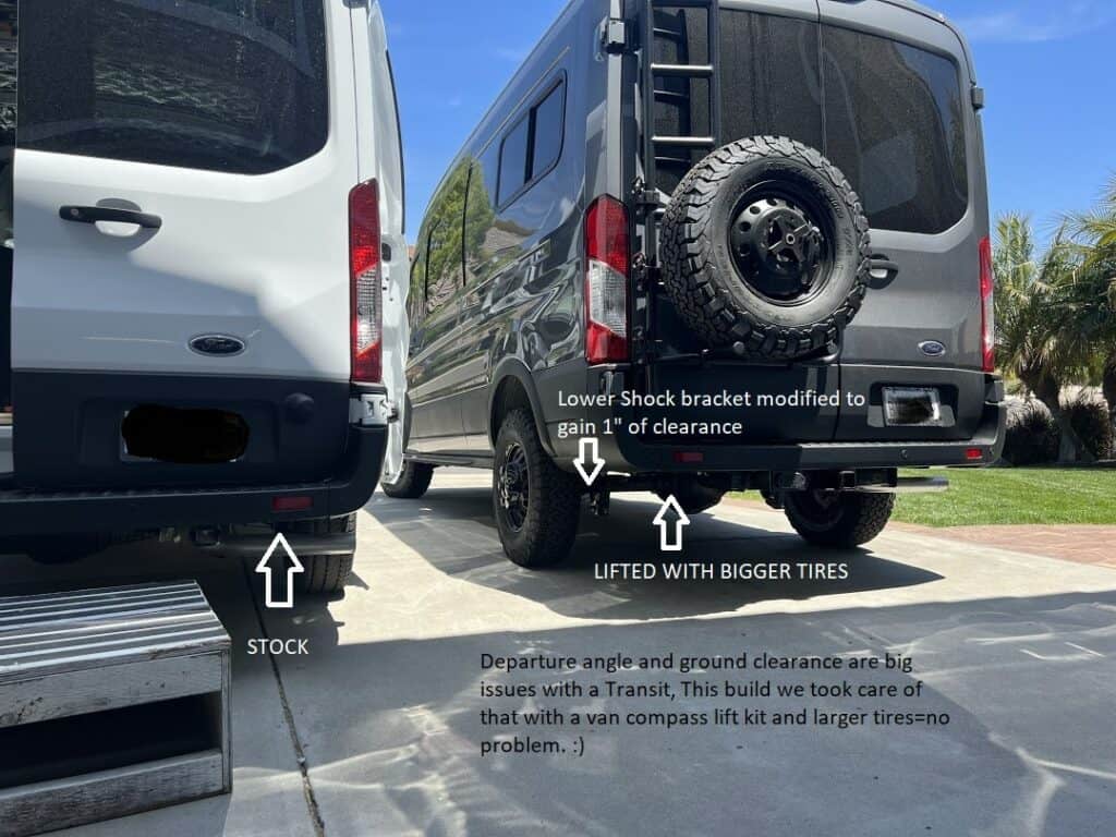 2022 AWD Ford Transit Crew Weekender Pop Top Camper - Vanlife Trader