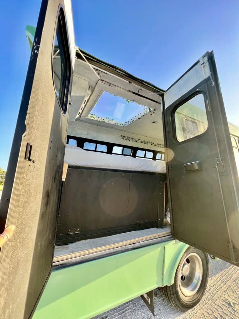 Boho Dream SKYLIGHT Shuttle Bus - Vanlife Trader
