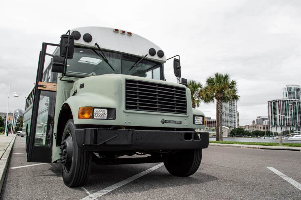 Hilly – Fully Converted Off-Grid Skoolie - Vanlife Trader