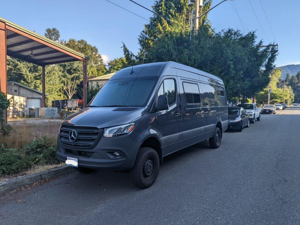 2022 Mercedes Sprinter 4X4 170 PARTIAL BUILD - Vanlife Trader