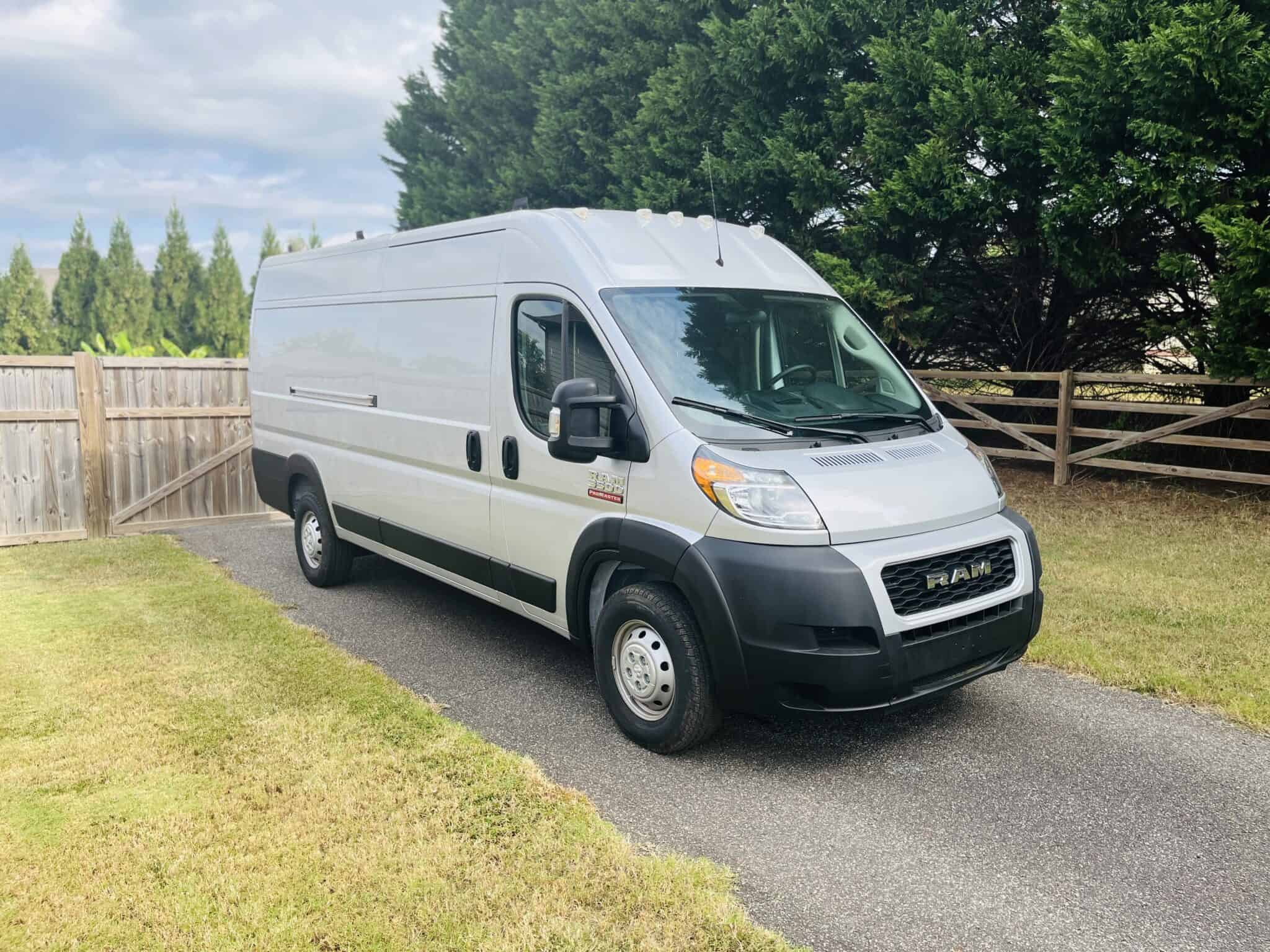 Great starter build!! 2021 Ram Promaster 3500 ready for conversion ...