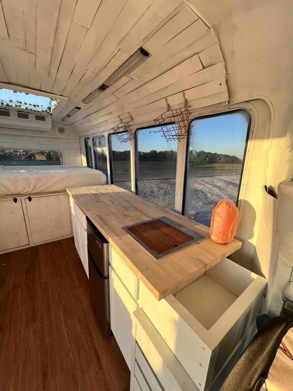 Beach Boho SKYLIGHT Shuttle Bus - Vanlife Trader