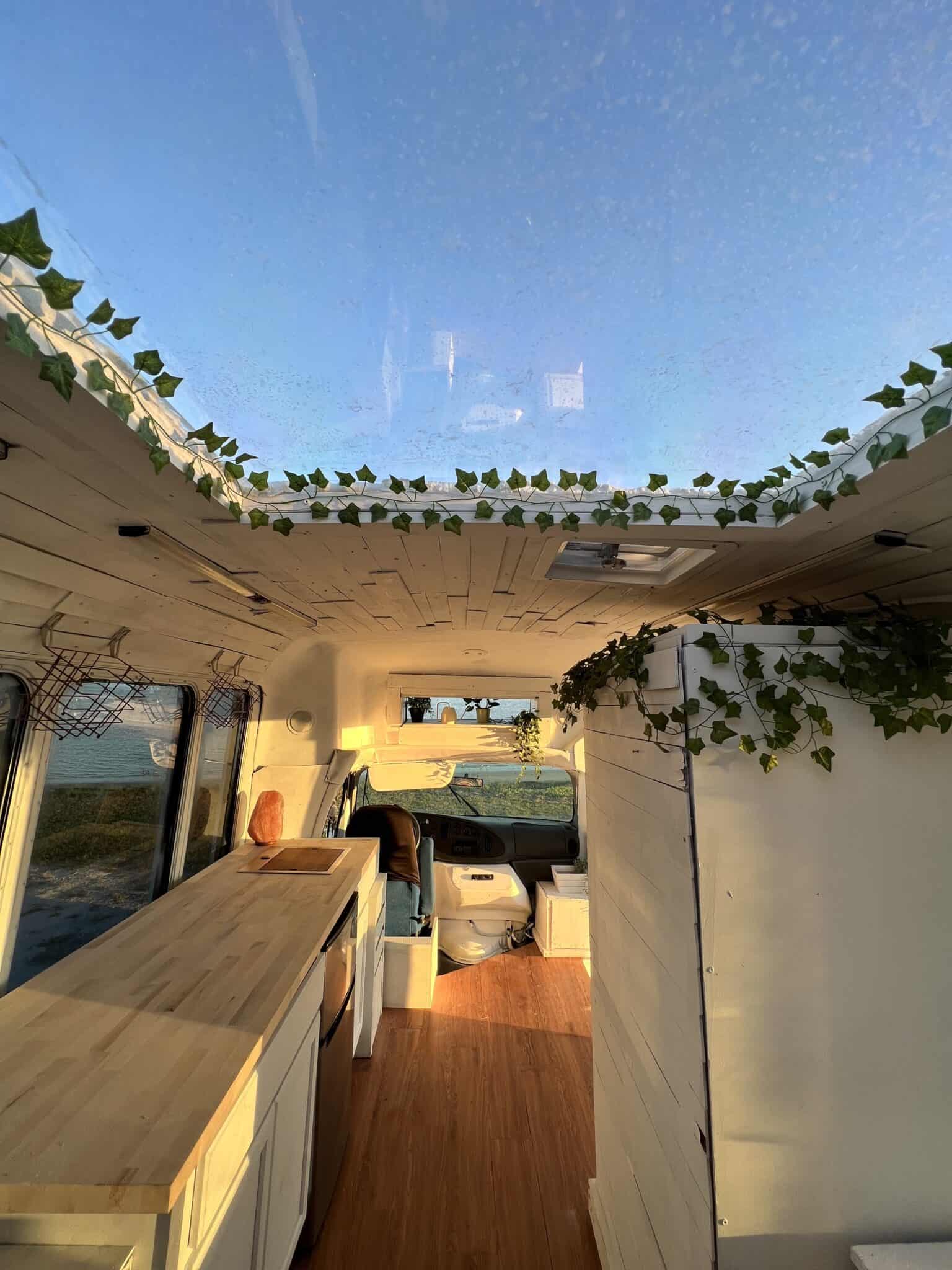 Beach Boho SKYLIGHT Shuttle Bus - Vanlife Trader