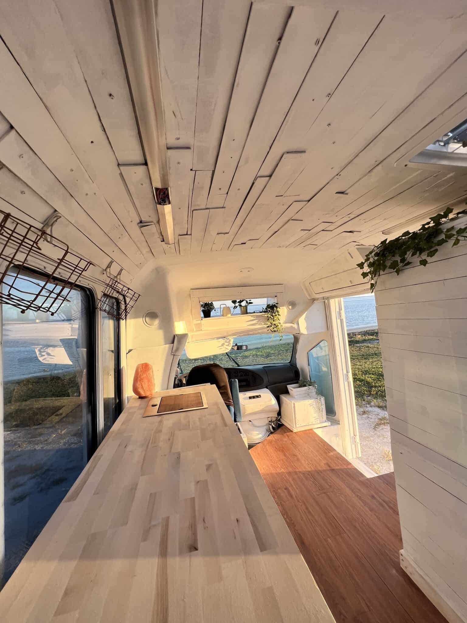 Beach Boho SKYLIGHT Shuttle Bus - Vanlife Trader