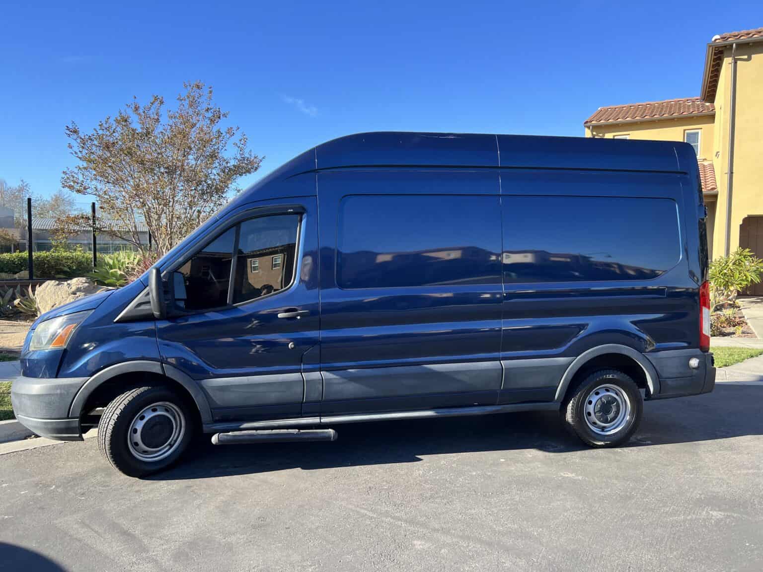 NICE 2015 Ford Transit T-350 High Top Camper Van ONLY 45K Miles, solar ...