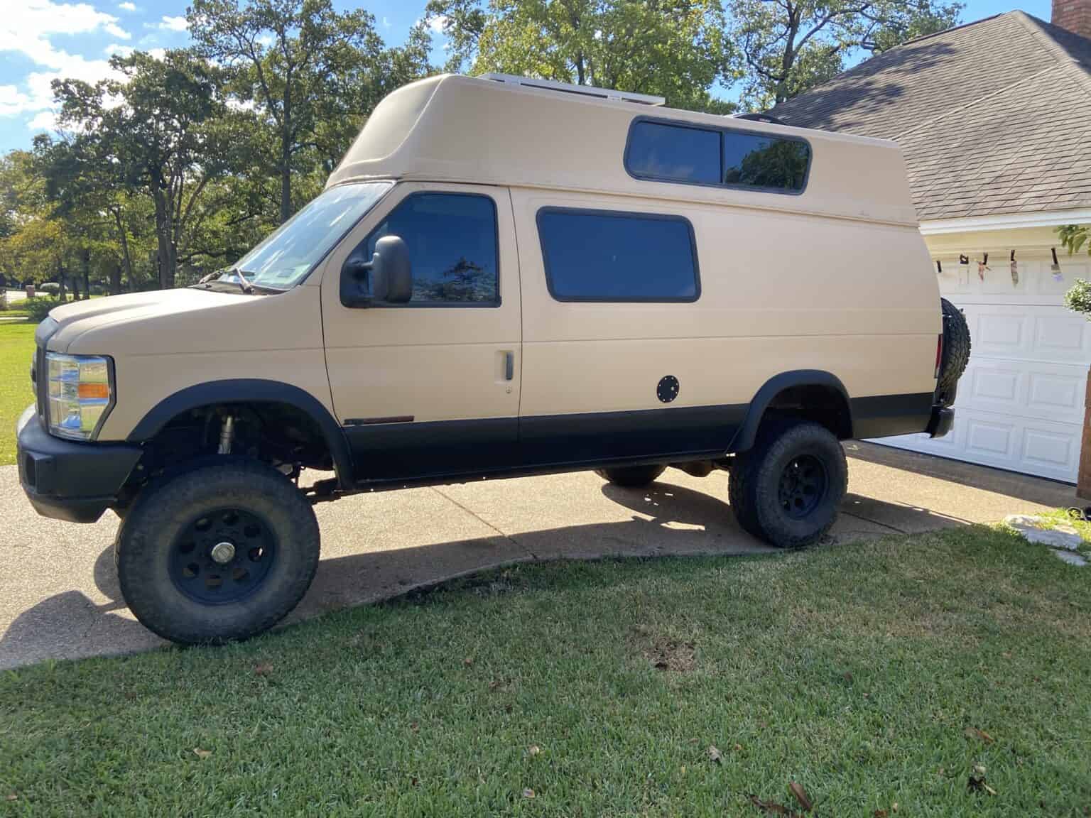 4X4 7.3 diesel Ford E350 ujoint offroad - Vanlife Trader
