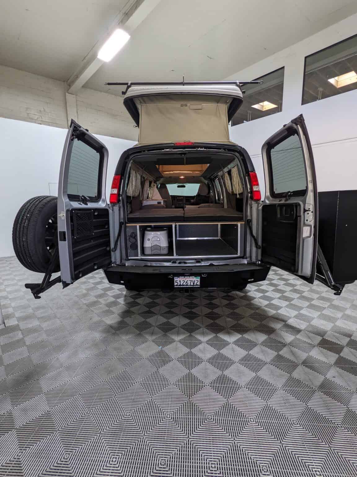 2019 GMC Savanna 3500 Quigley 4X4 Sportsmobile Camper Van - Vanlife Trader