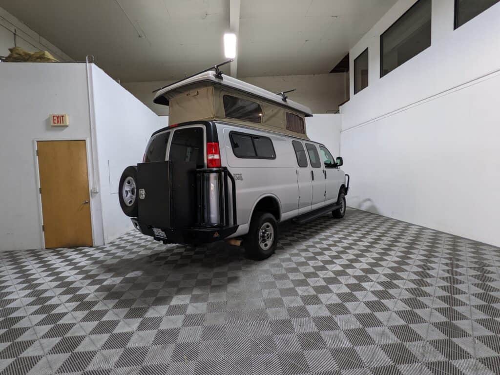 2019 GMC Savanna 3500 Quigley 4X4 Sportsmobile Camper Van - Vanlife Trader