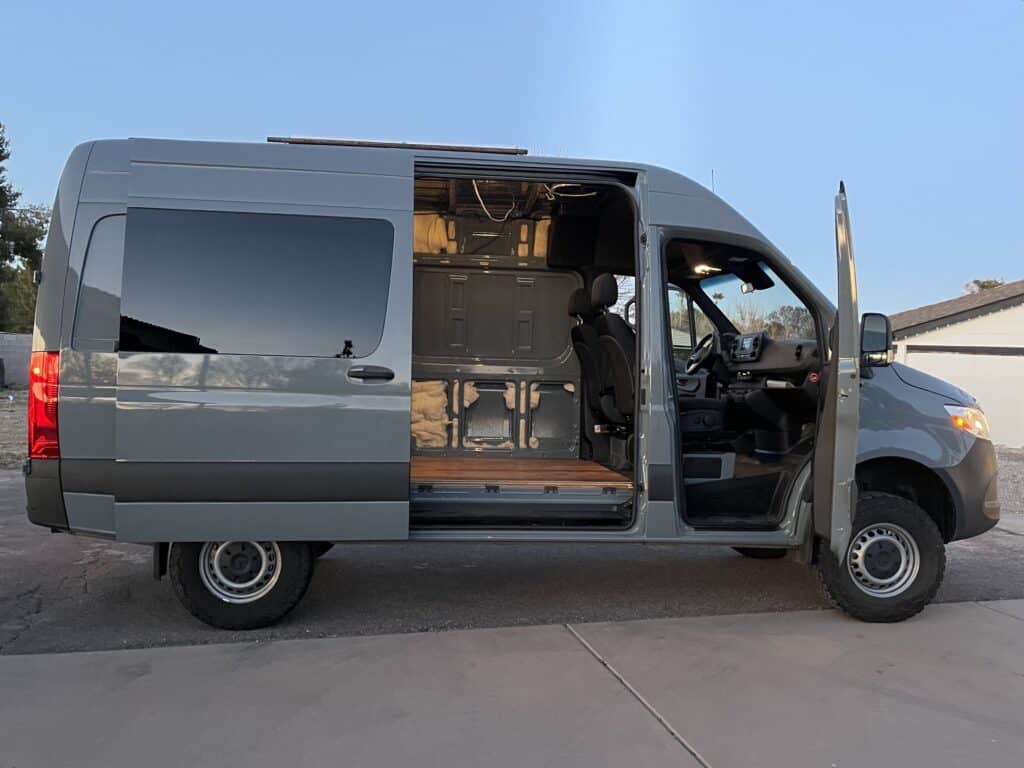 2021 Sprinter 2500 144” 4×4 Diesel & Materials - Vanlife Trader