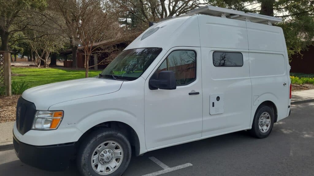 Off-Grid, High-Top Nissan NV2500, Low Miles, Pro Converted - Vanlife Trader