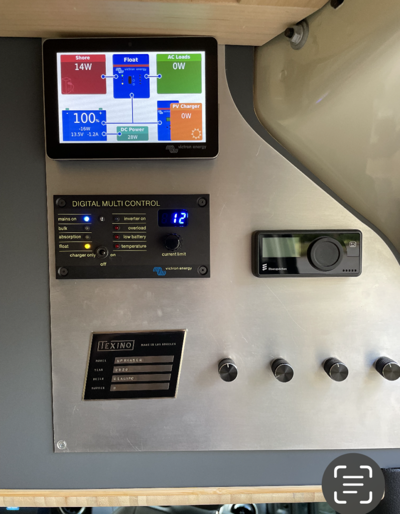 2021 conversion of a 2020 Mercedes Sprinter 2500 4×4, V6 turbodiesel ...