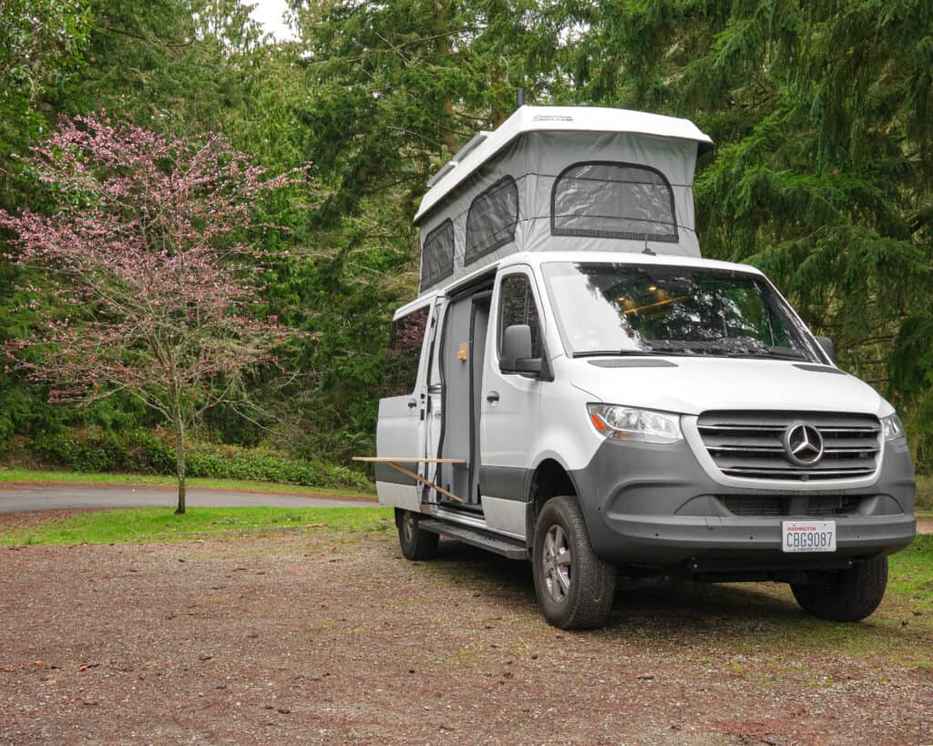 Mercedes Sprinter 4×4 with Pop Top & Full Conversion - Vanlife Trader