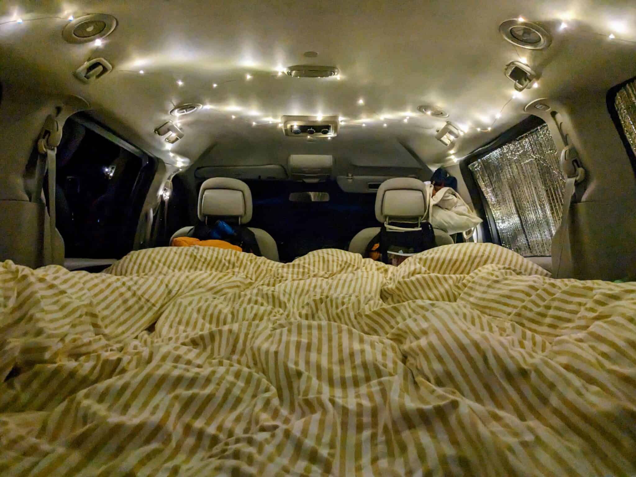 Dodge Grand Caravan with lightweight camper conversion kit - Vanlife Trader