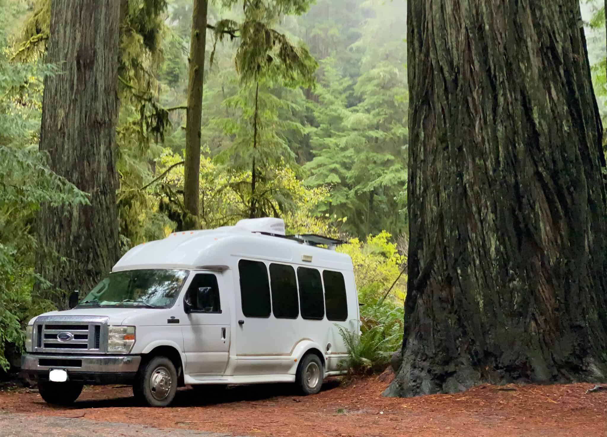 2008 Ford E-350 Shuttle Bus Camper with Passenger Seat - Vanlife Trader