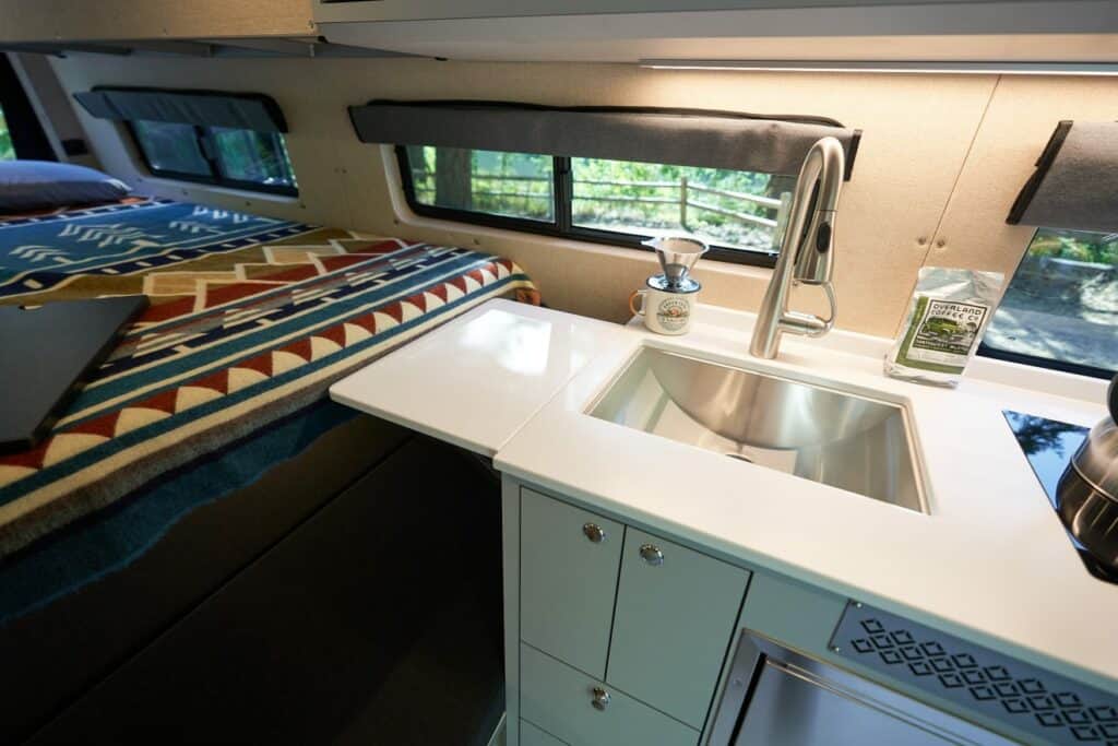 Outside Van Holmes 2022 Mercedes Sprinter 4×4 - Vanlife Trader