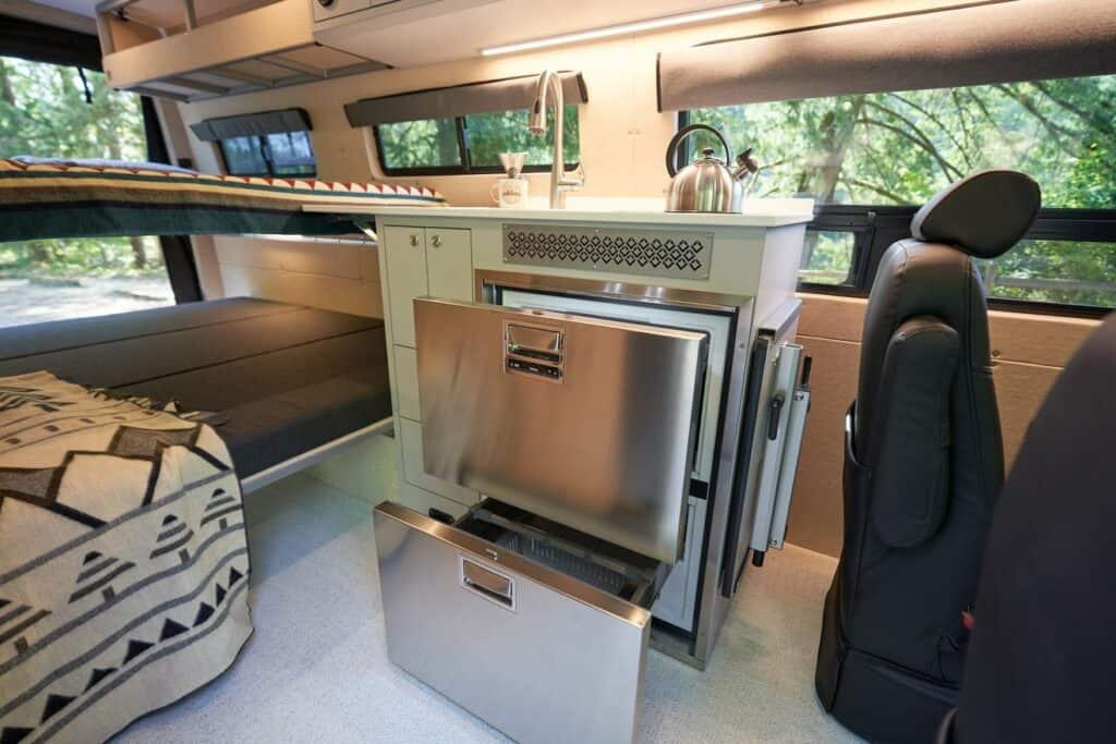 Outside Van Holmes 2022 Mercedes Sprinter 4×4 - Vanlife Trader