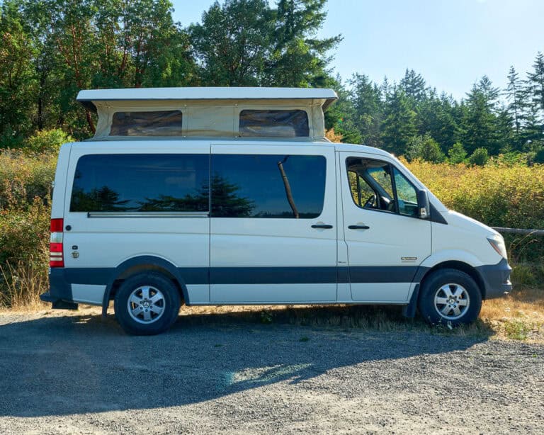 2014 Mercedes Sprinter Sportsmobile Pop Top Campervan - Vanlife Trader