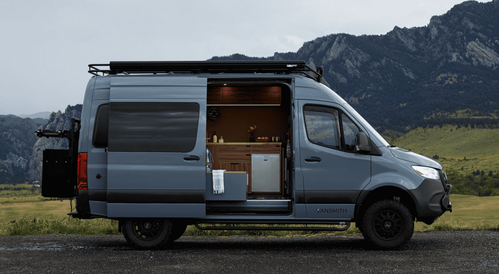 2020 Mercedes Sprinter 4×4 Rack & Roll Vansmith Build - Vanlife Trader
