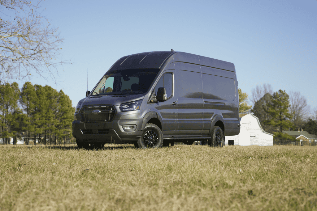 2023 Carbonized Gray Trail Ford Transit 350 High-Roof EXT - Vanlife Trader