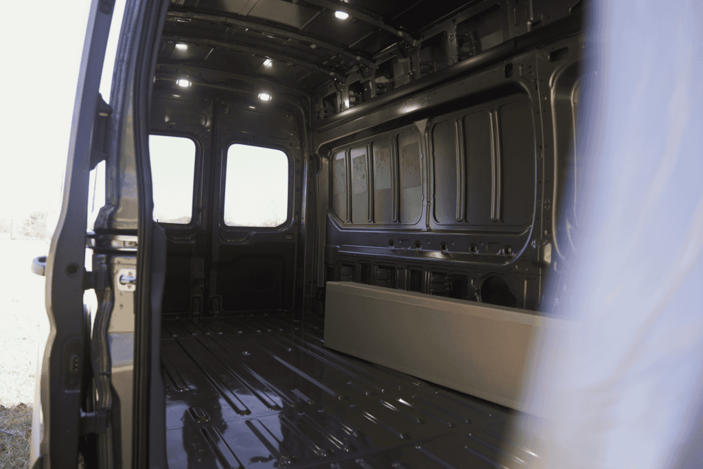 2023 Carbonized Gray Trail Ford Transit 350 High-Roof EXT - Vanlife Trader