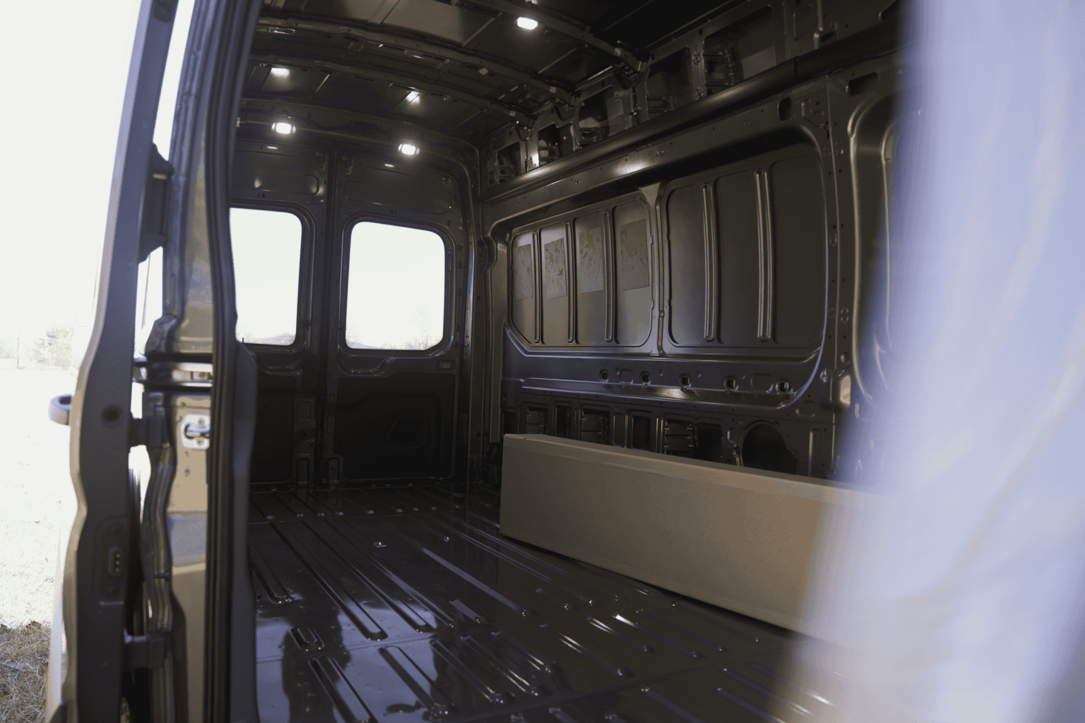 2023 Carbonized Gray Trail Ford Transit 350 High-Roof EXT - Vanlife Trader