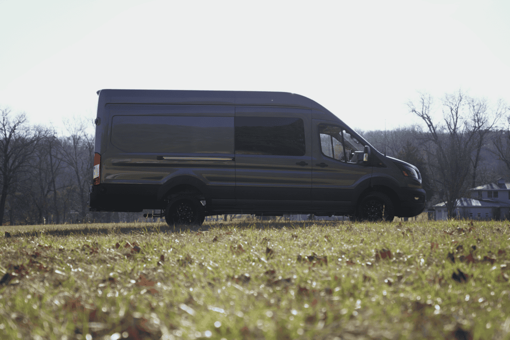 2023 Carbonized Gray Trail Ford Transit 350 High-Roof EXT - Vanlife Trader