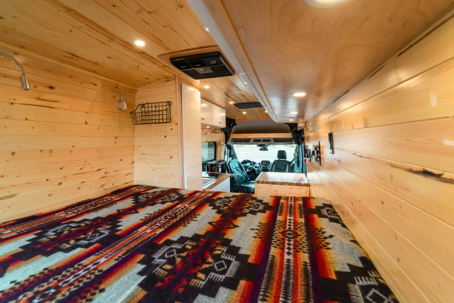 FORD TRANSIT HIGHROOF EXTENDED WITH LOW MILES AND SEATS 4! - Vanlife Trader