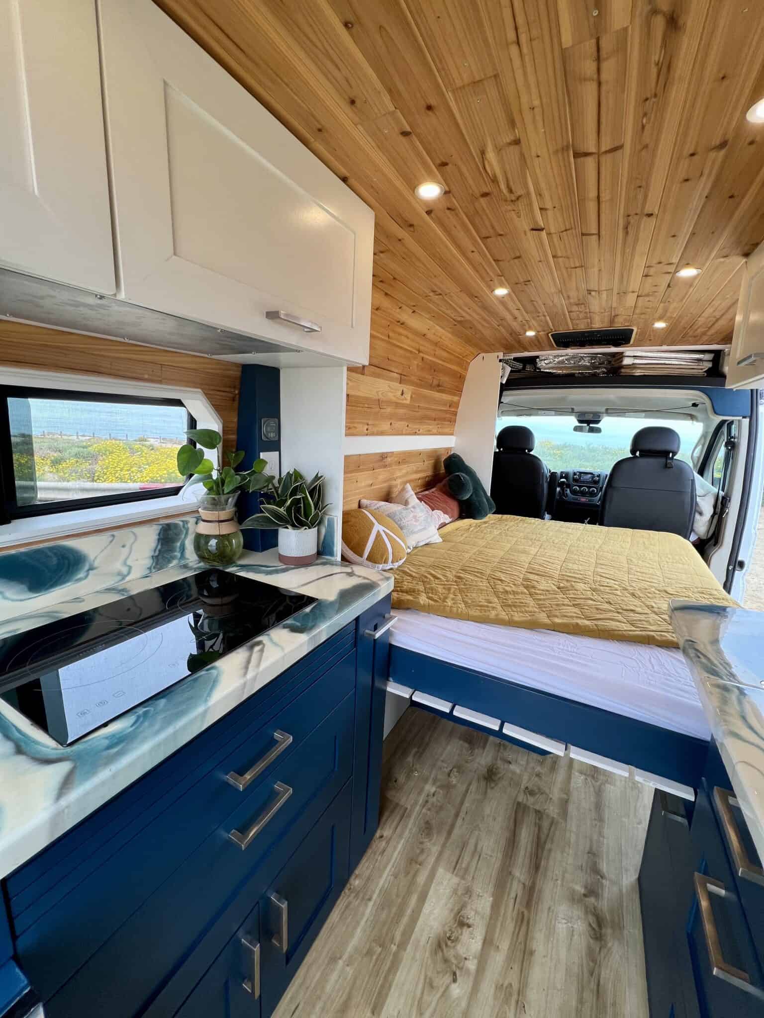 MOTIVATED!!! Custom Pro Build! Murphy Bed! Promaster 2019 - Vanlife Trader