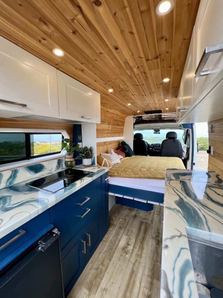 MOTIVATED!!! Custom Pro Build! Murphy Bed! Promaster 2019 - Vanlife Trader
