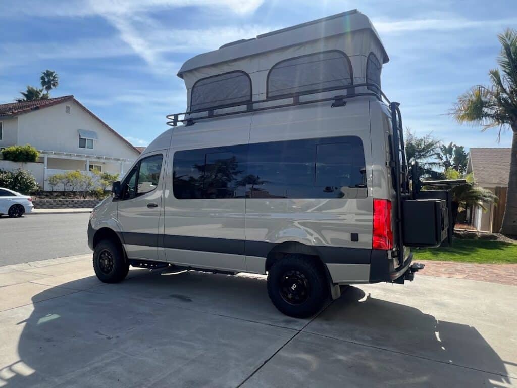 2023 AWD Sprinter Pop Top with roof AC! - Vanlife Trader