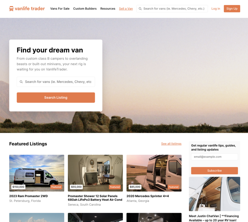 Resources - Vanlife Trader