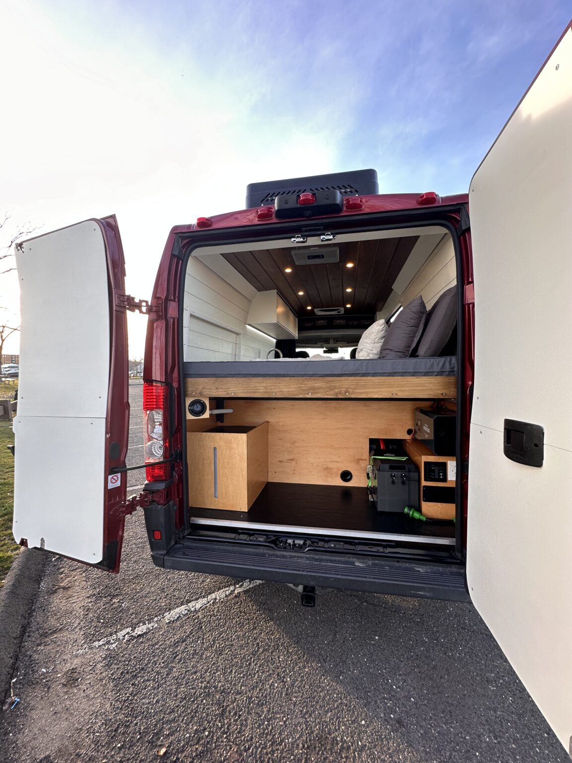 New Build 4 season Ram Promaster Highroof 12v AC, 800amp lithium ...