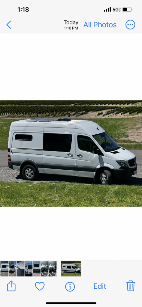 2016 Mercedes Sprinter 2WD hightop 2500 144″ wheelbase buildout ...