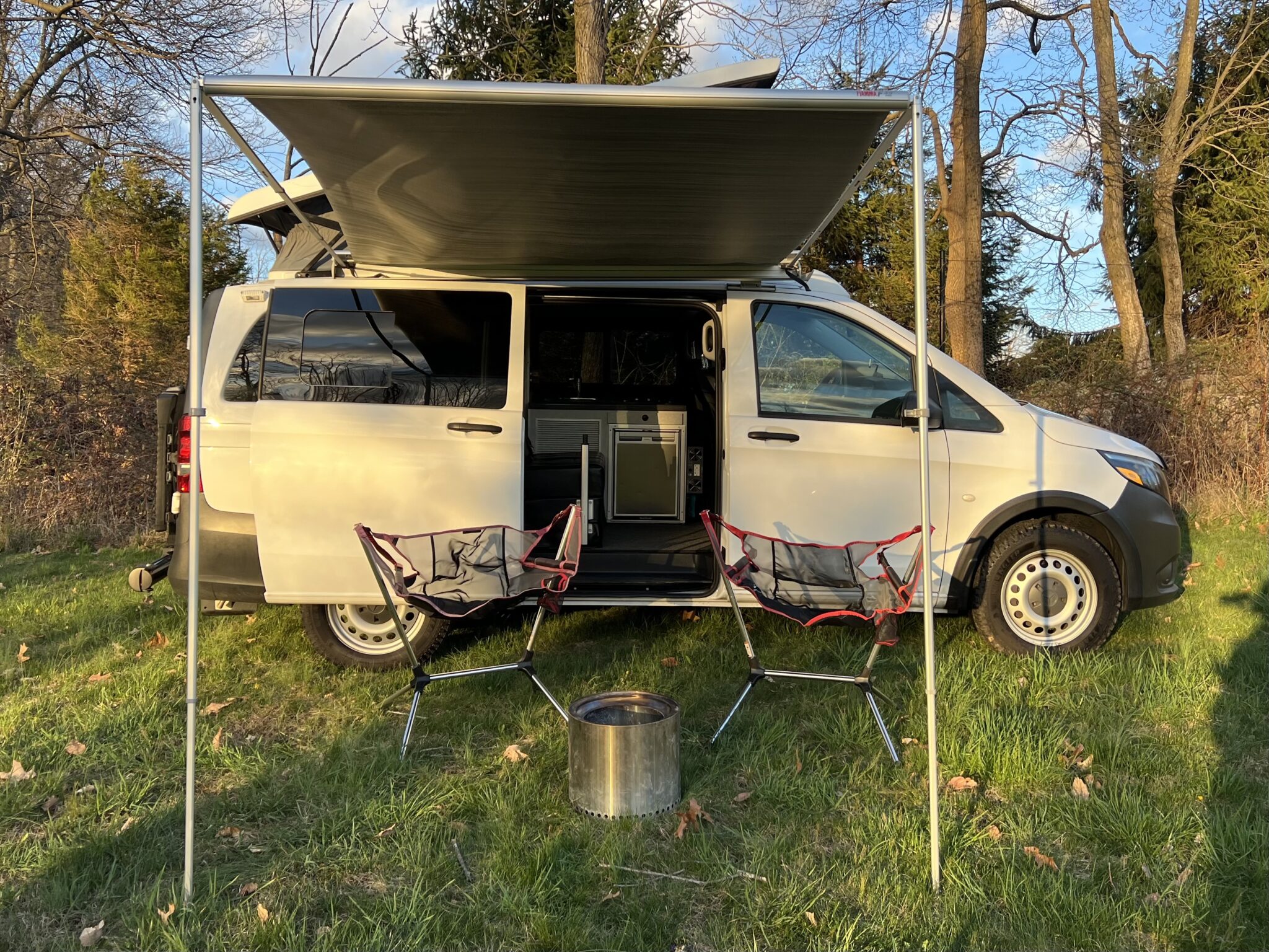 2019 Mercedes Metris ADF Upfitted Pop Top Camper Van - Vanlife Trader