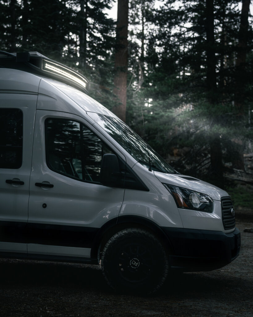 Ford Transit Luxury Class B Camper van with Wood Stove - Vanlife Trader