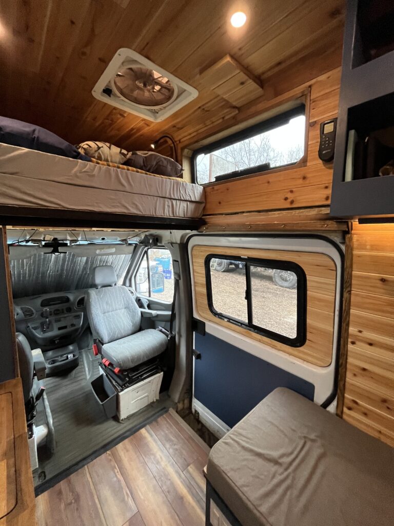 T1N Mercedes Sprinter Cedar Cabin - Vanlife Trader
