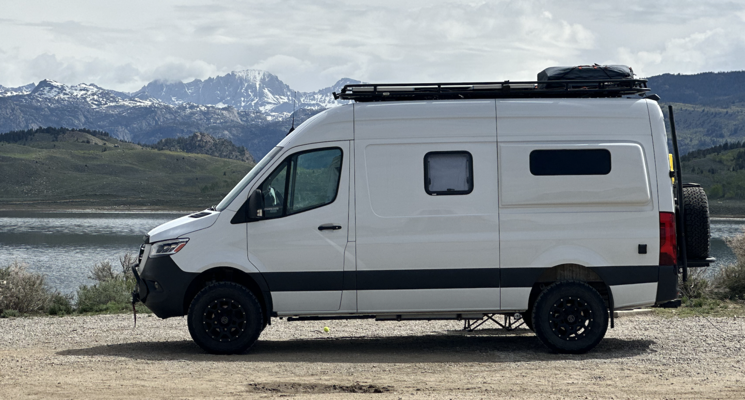 LIFTED 4×4 Sprinter with Bed Lift, Hidden Shower, Hydronic Heat ...