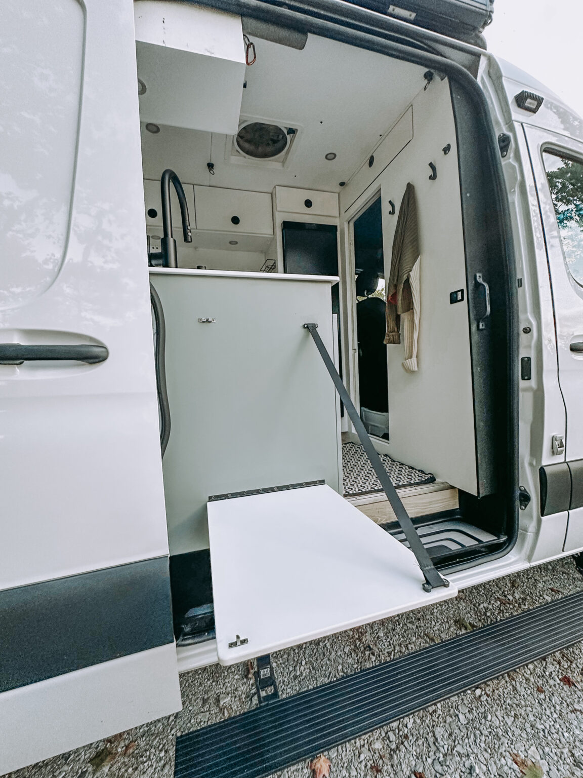 LIFTED 4×4 Sprinter with Bed Lift, Hidden Shower, Hydronic Heat ...