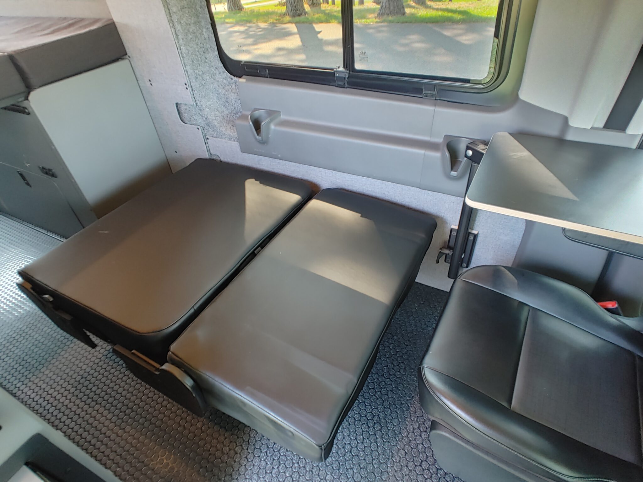 2023 Ford Transit Crew AWD Avalanche Gray Custom Build - Vanlife Trader