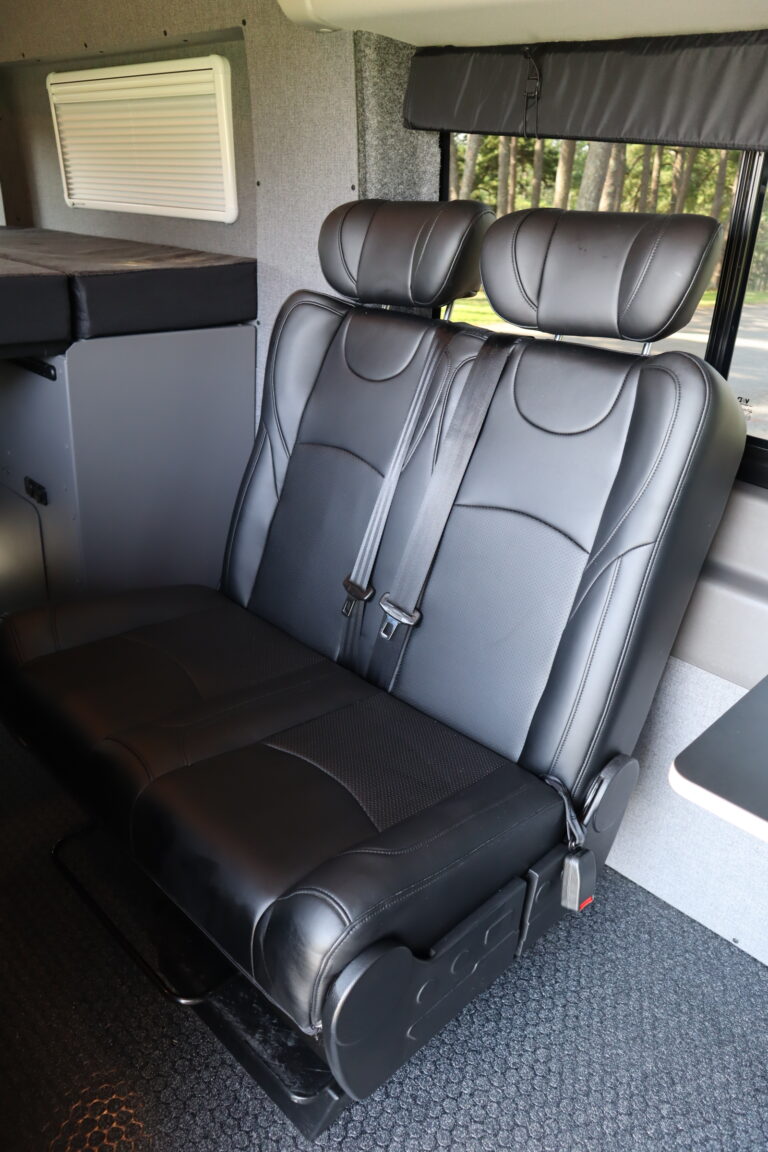 2023 Ford Transit Crew AWD Avalanche Gray Custom Build - Vanlife Trader