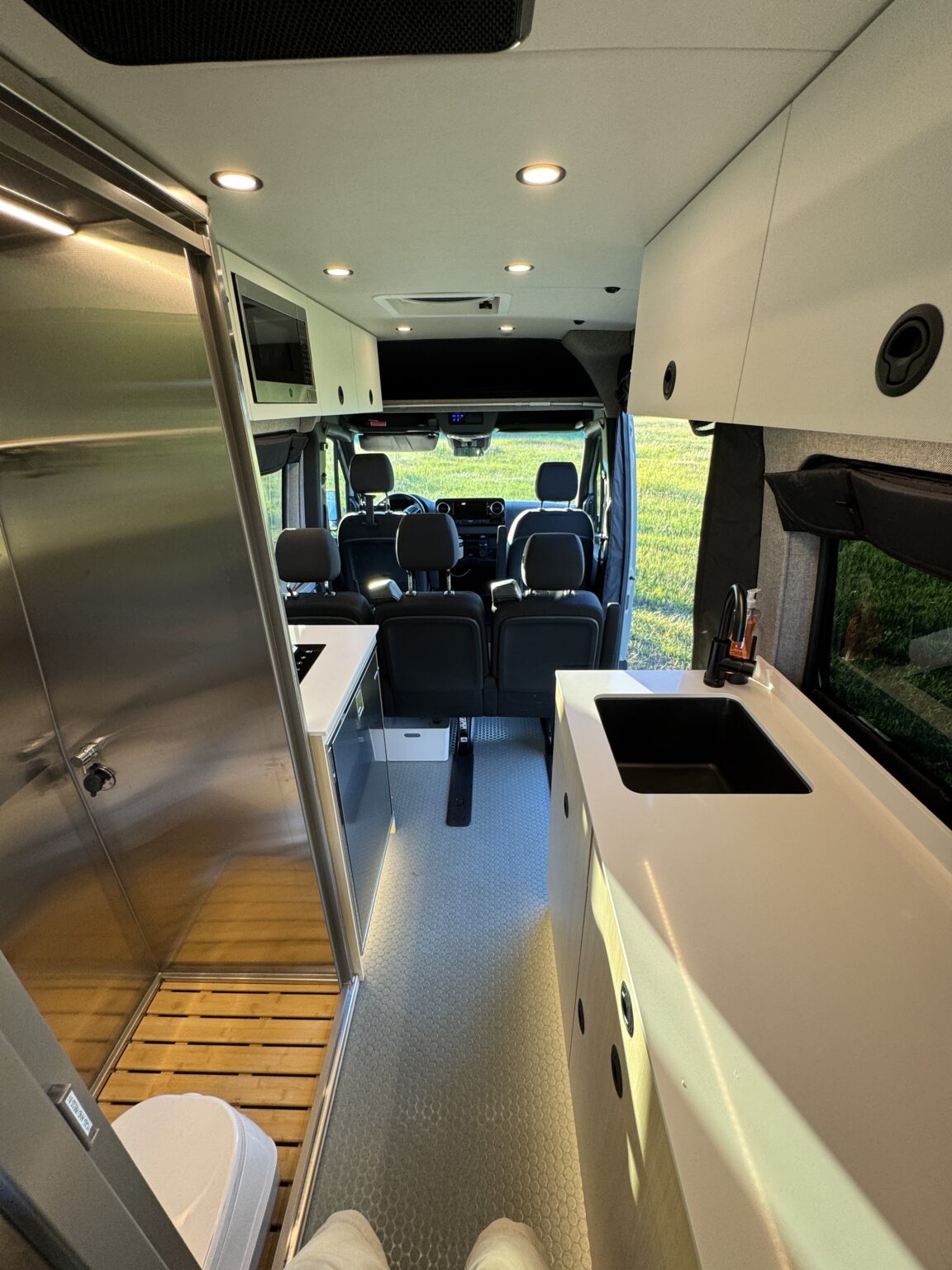 Mercedes Sprinter 5 Person 170″ 4×4 – w/ Shower - Vanlife Trader