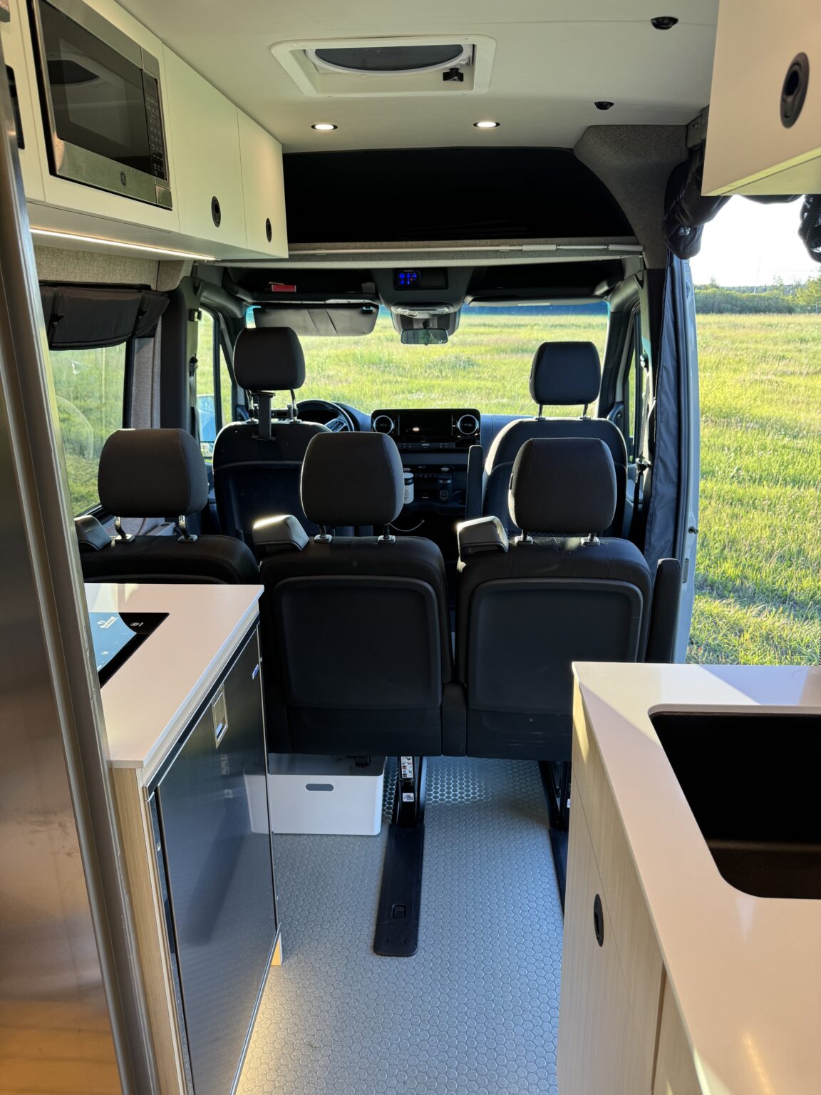 Mercedes Sprinter 5 Person 170″ 4×4 – w/ Shower - Vanlife Trader