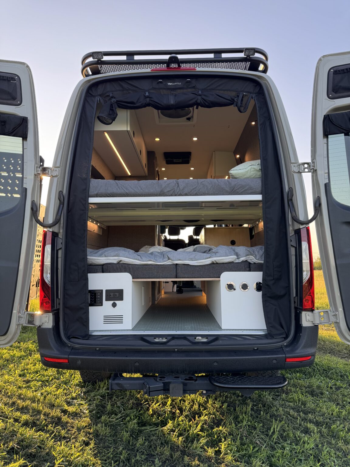 Mercedes Sprinter 5 Person 170″ 4×4 – w/ Shower - Vanlife Trader