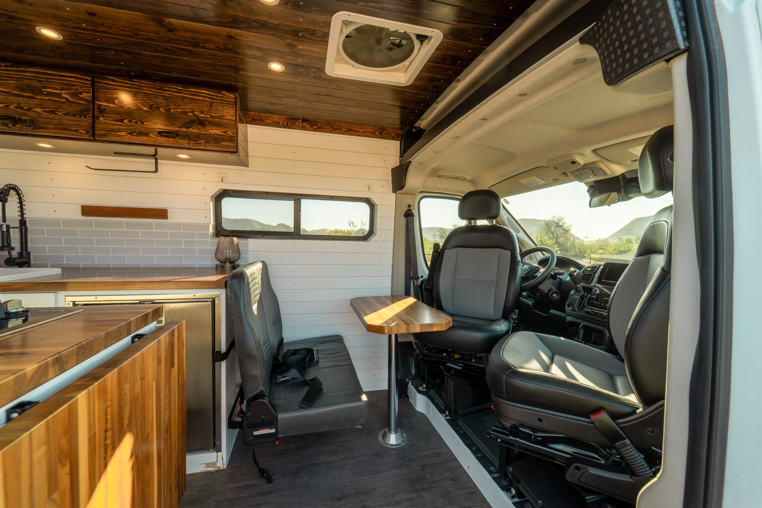 2023 Ram Promaster Tommy Camper Jump Seat Layout with Rooftop tent ...