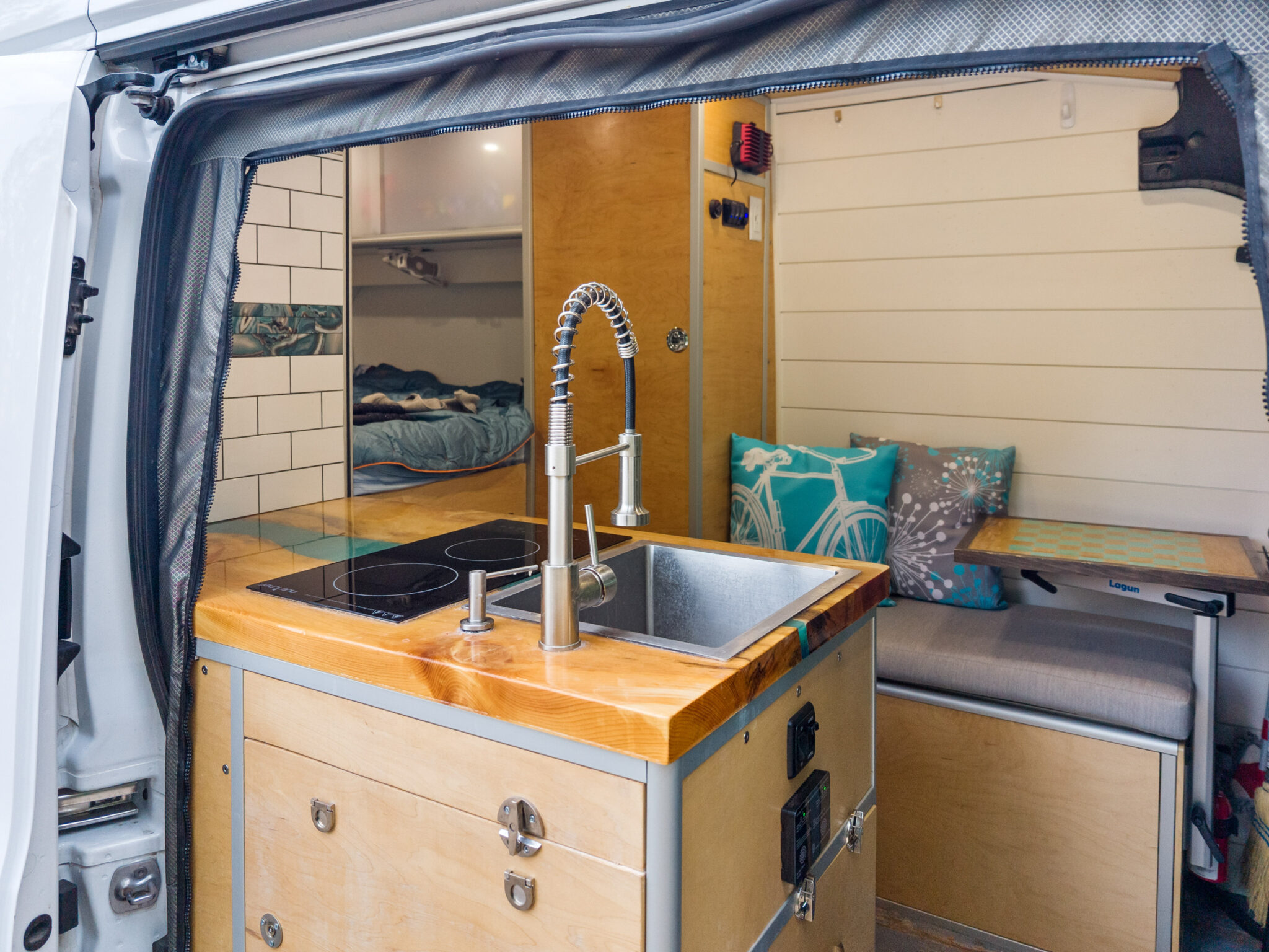 2021 Ford Transit AWD Hi Roof with internal bike and ski storage ...